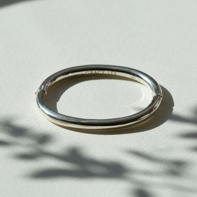 Sterling Silver Bangle– GRACE LEE