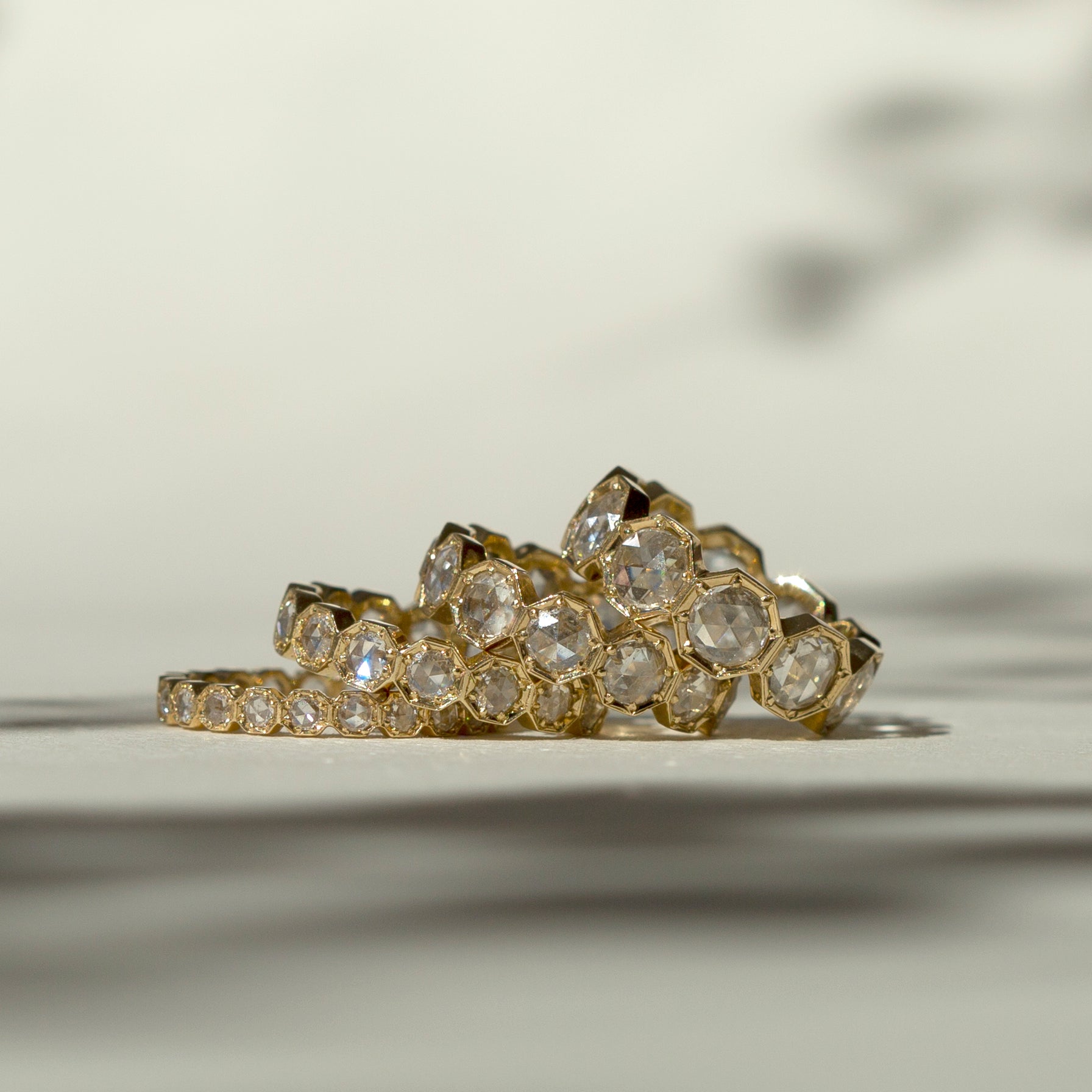 2mm Crown Bezel Diamond Eternity Ring– GRACE LEE